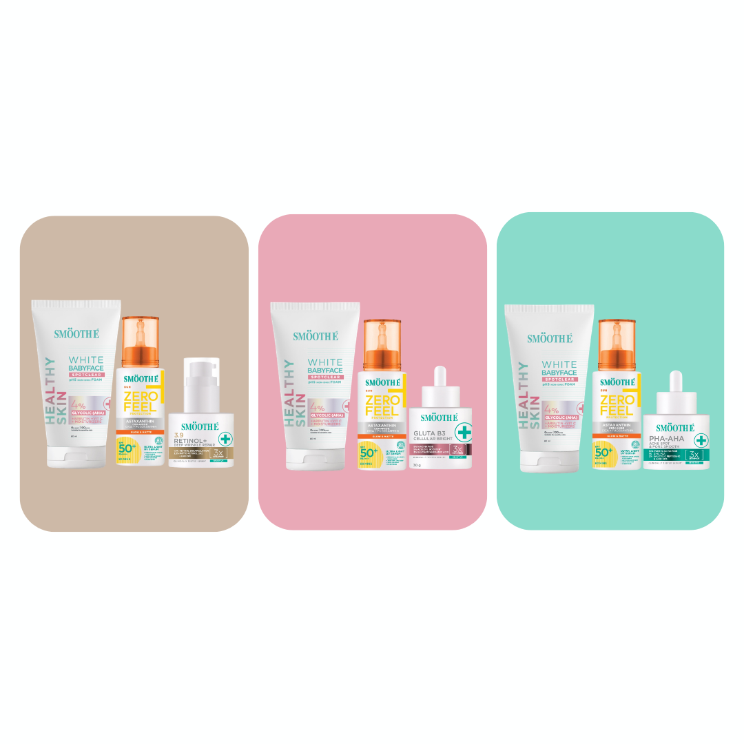 [NEW] Smooth E Sun ZERO Feel Protection 30 g. & Smooth E White Babyfac ...